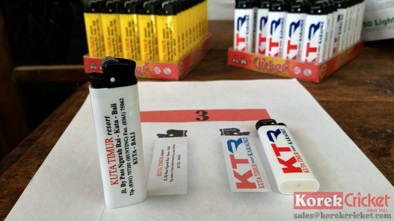 Korek Cricket Sablon Logo Kuta Timur Resort Bali