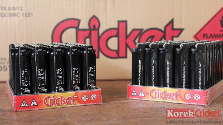 Porfolio Korek Cricket Sablon Logo - Contoh sablon korek api Cricket